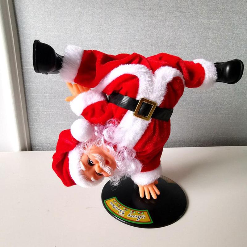 Funny Santa Claus Doll with Music Electric Santa C... – Grandado