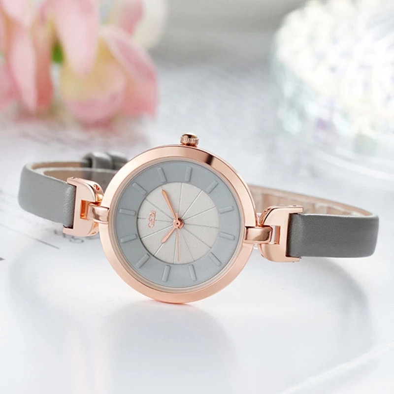 reloj mujer GEDI Brand Bracelet Watch Women Rose G... – Vicedeal