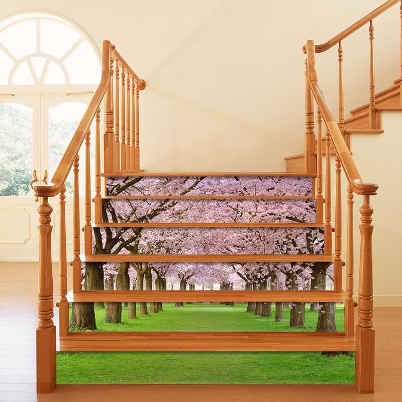 6 stks/set 3D Kersenbloesems Trap Trap Riser Floor... – Grandado