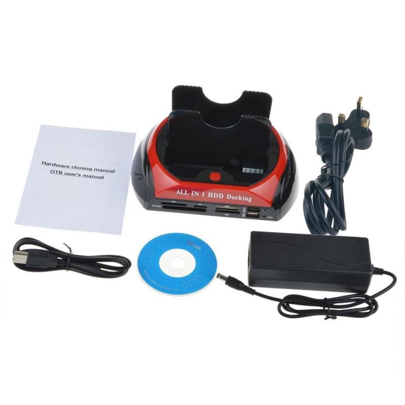 Usb2.0 IDE SATA Dual External Enclosure Box Case A... – Grandado