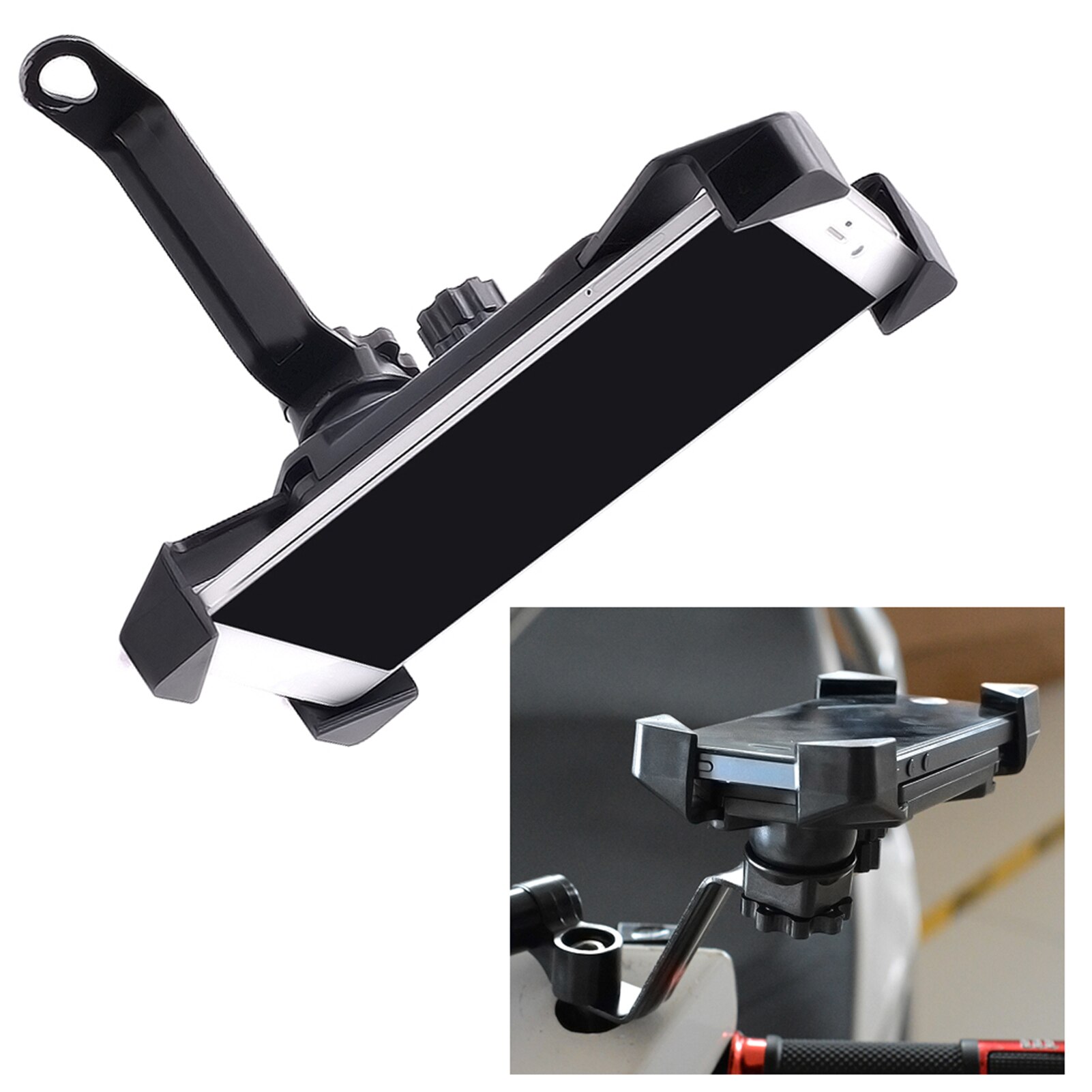 Universal Motorcycle Mobile Phone Holder Rearview ... – Grandado
