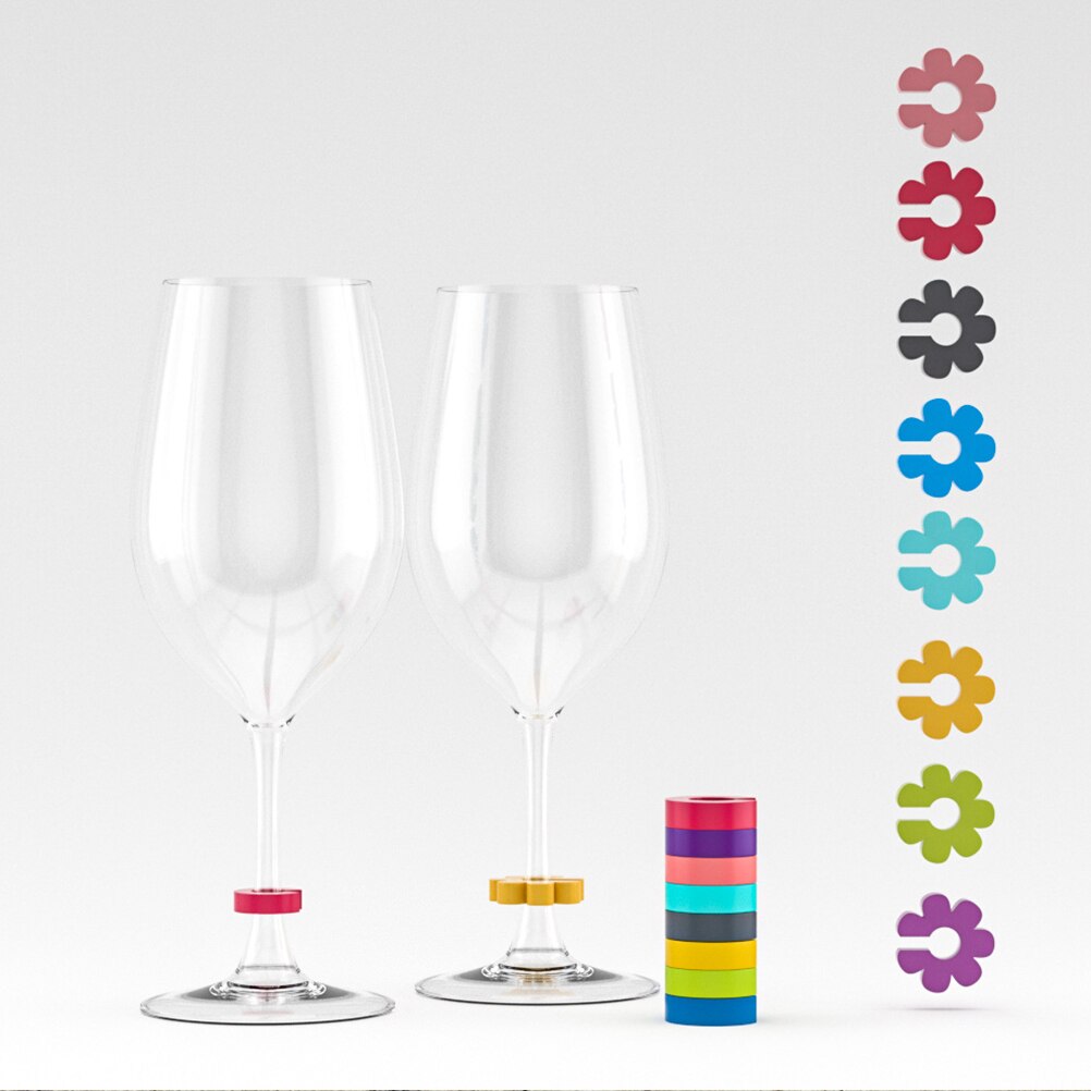 16pcs Cup Markers Flower Shape Cup Sign Drinking C... – Vicedeal