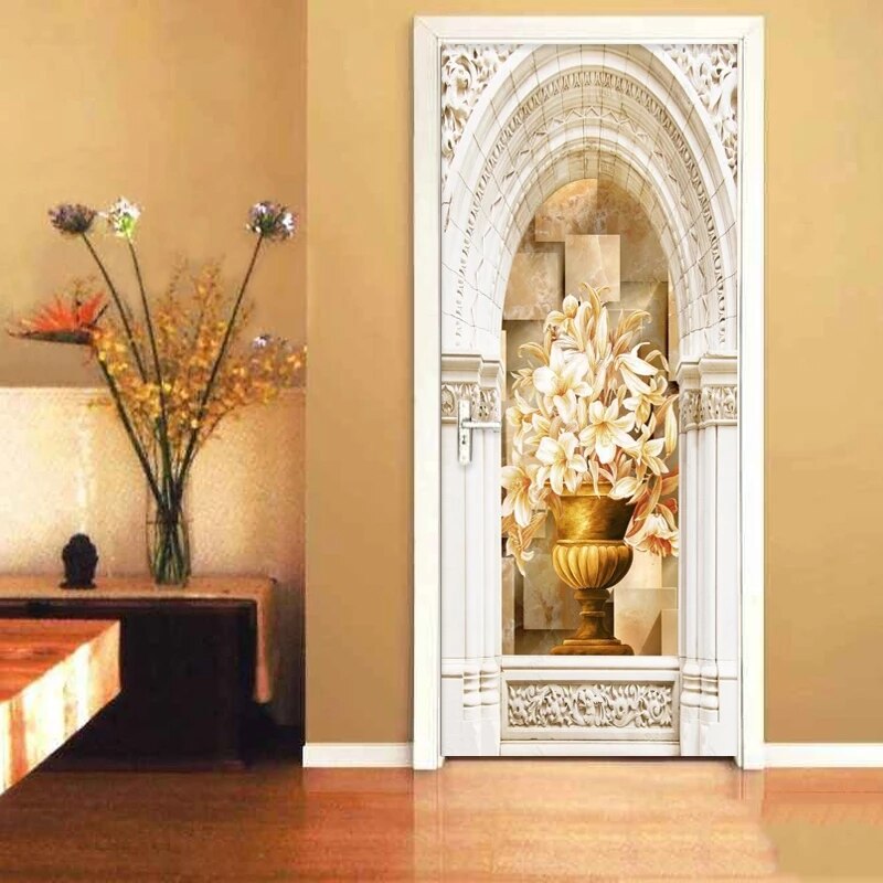 Luxury 3D Stereo Feeling Door Stickers Home Decora... – Vicedeal
