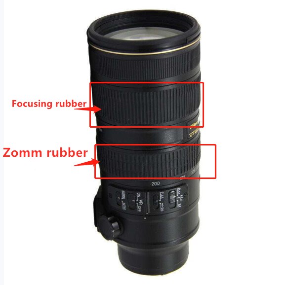Lens Echt Zoom Focus Grip Rubber Ring Voor Nikon A... – Vicedeal