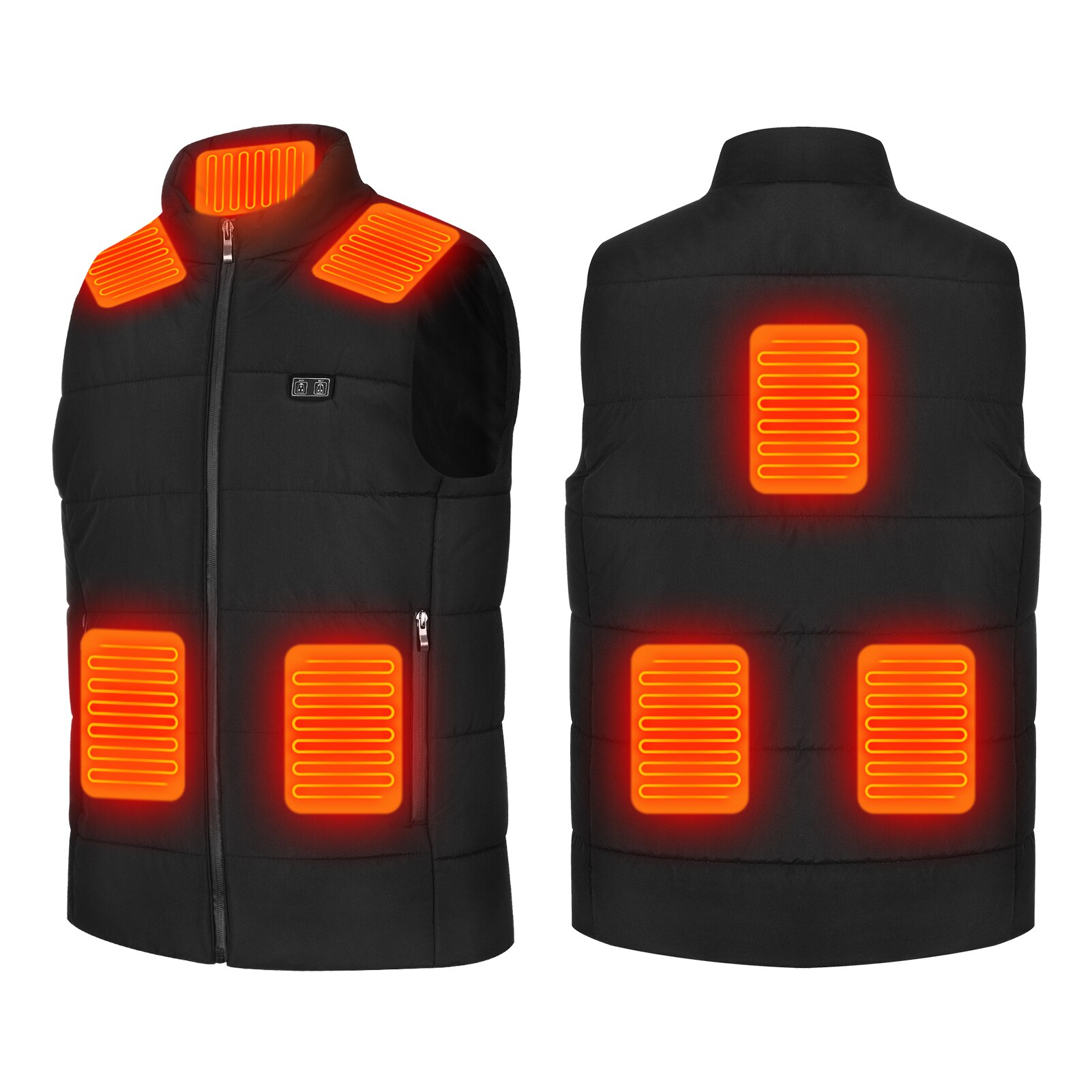8 Areas Heated Vest Heated Jacket Mens Women Elect... – Vicedeal