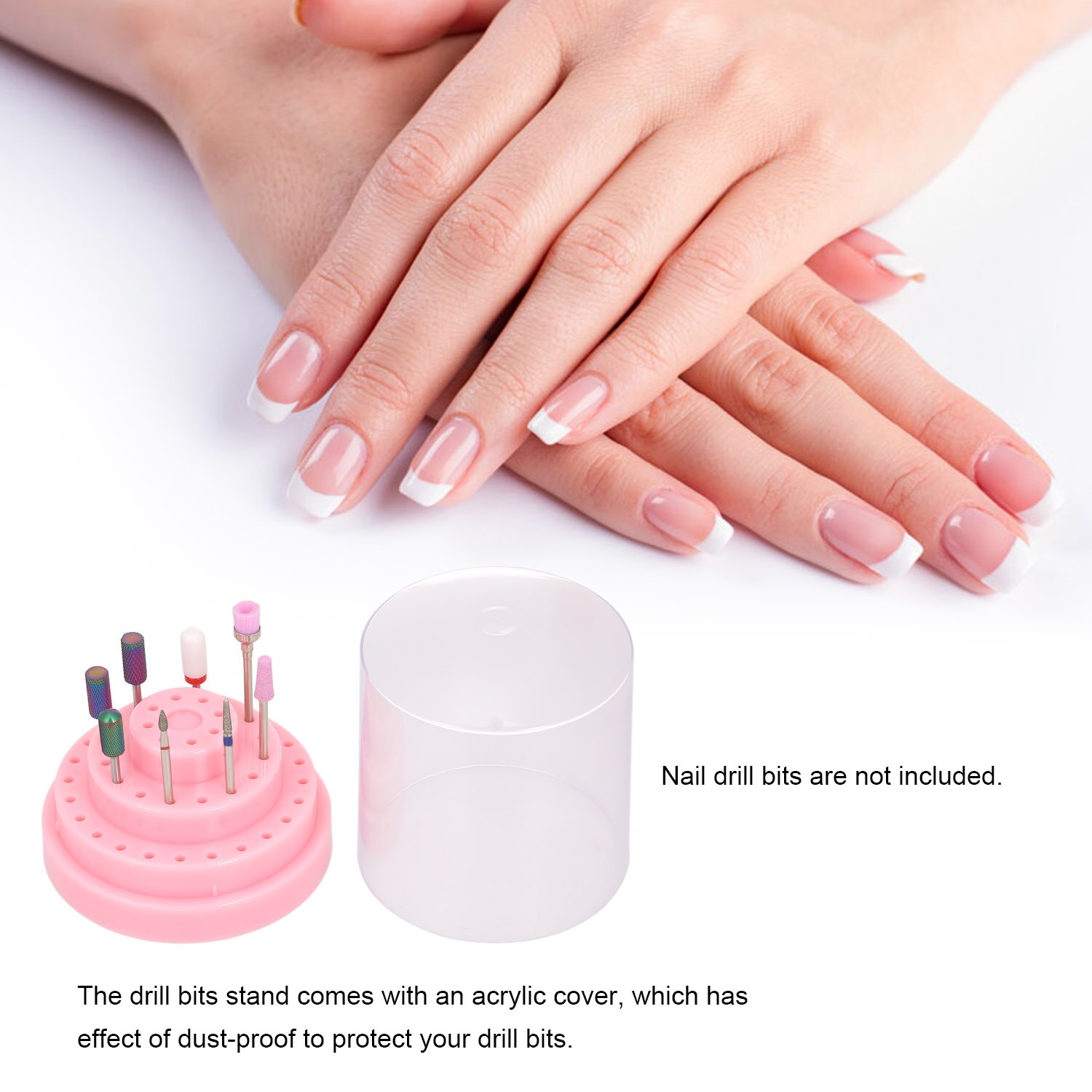 48 Gaten Nail Boren Opbergdoos Houder Met Stofdich... – Grandado