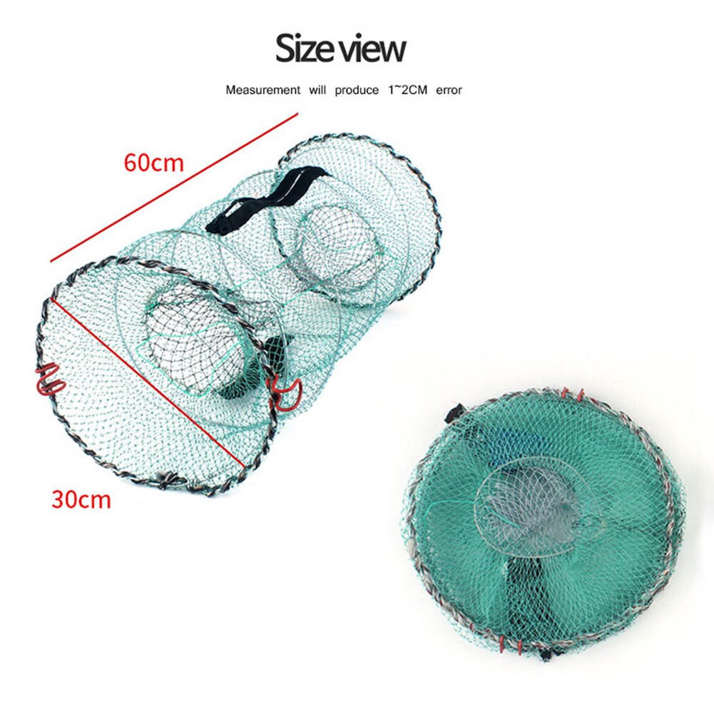 30x60cm Tragbare Fischernetz Fisch Garnelen Mesh K... – Vicedeal