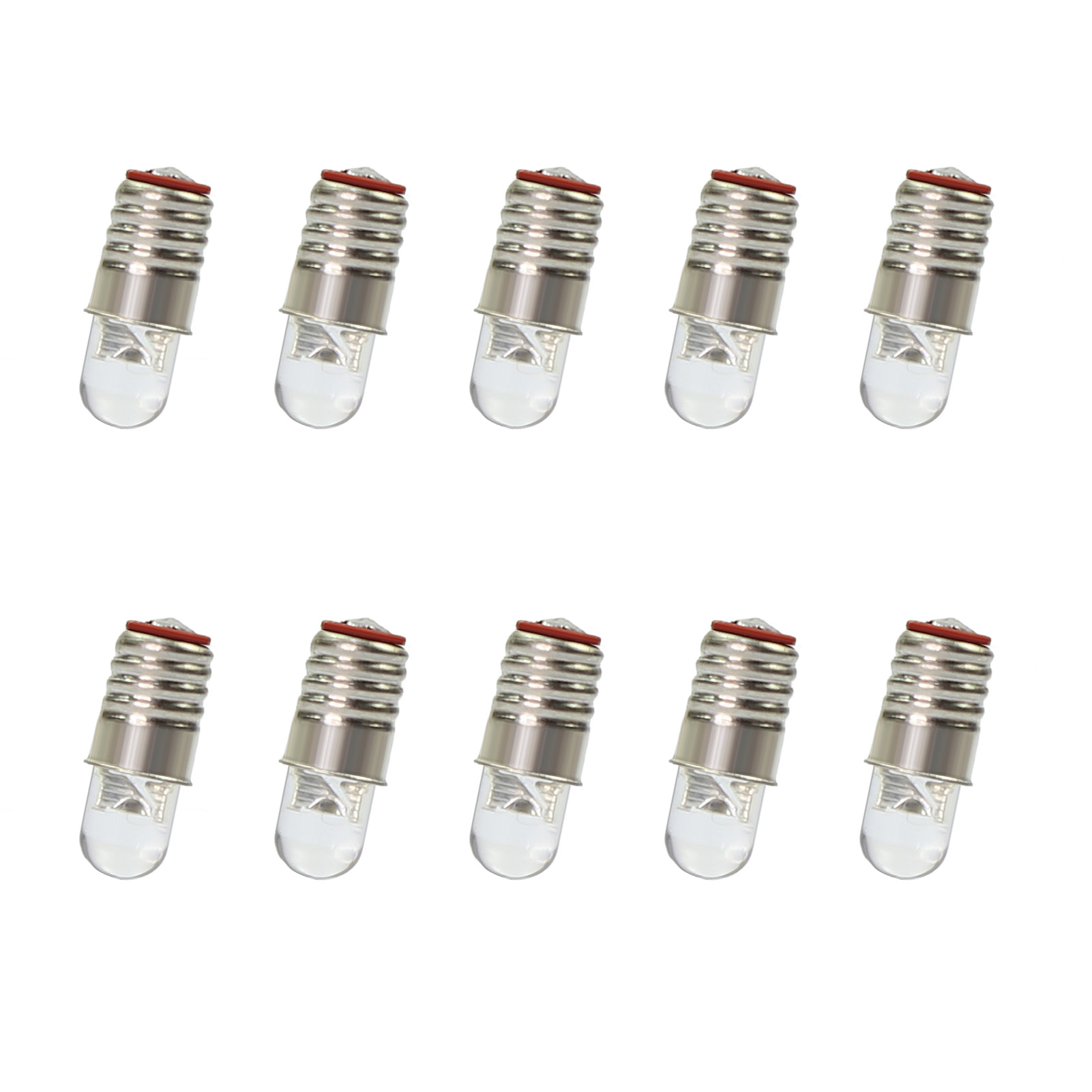 10Pcs Warm Wit Helder Wit E5 E5.5 Leds Schroef Lam... – Grandado