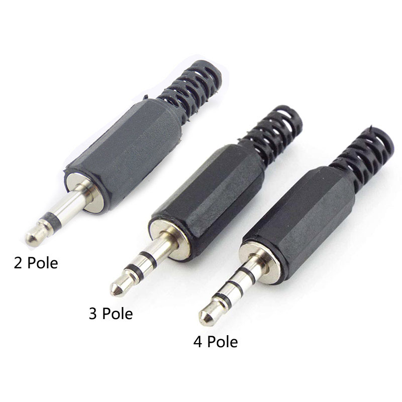 Conectores de Audio mono de 5/10 piezas, 3,5mm, 2/... – Grandado