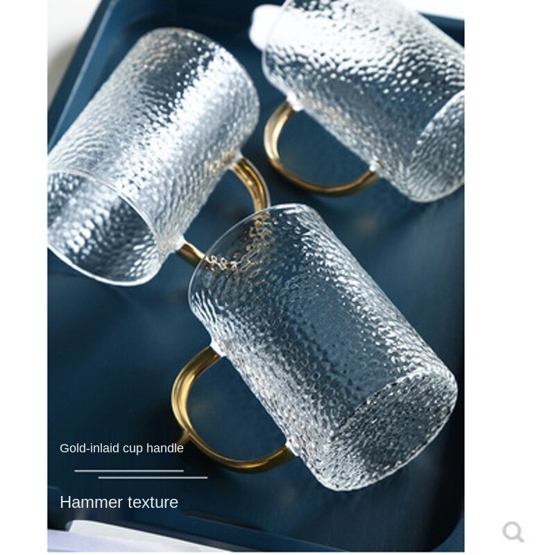 1 Stk Glass Kopp Drikkeglass Gjennomsiktige Glass Grandado
