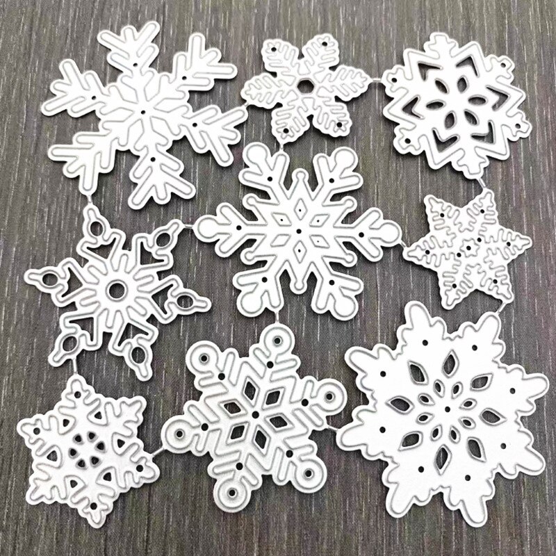 Snowflakes Metal Cutting Dies Stencil DIY Scrapboo... – Vicedeal