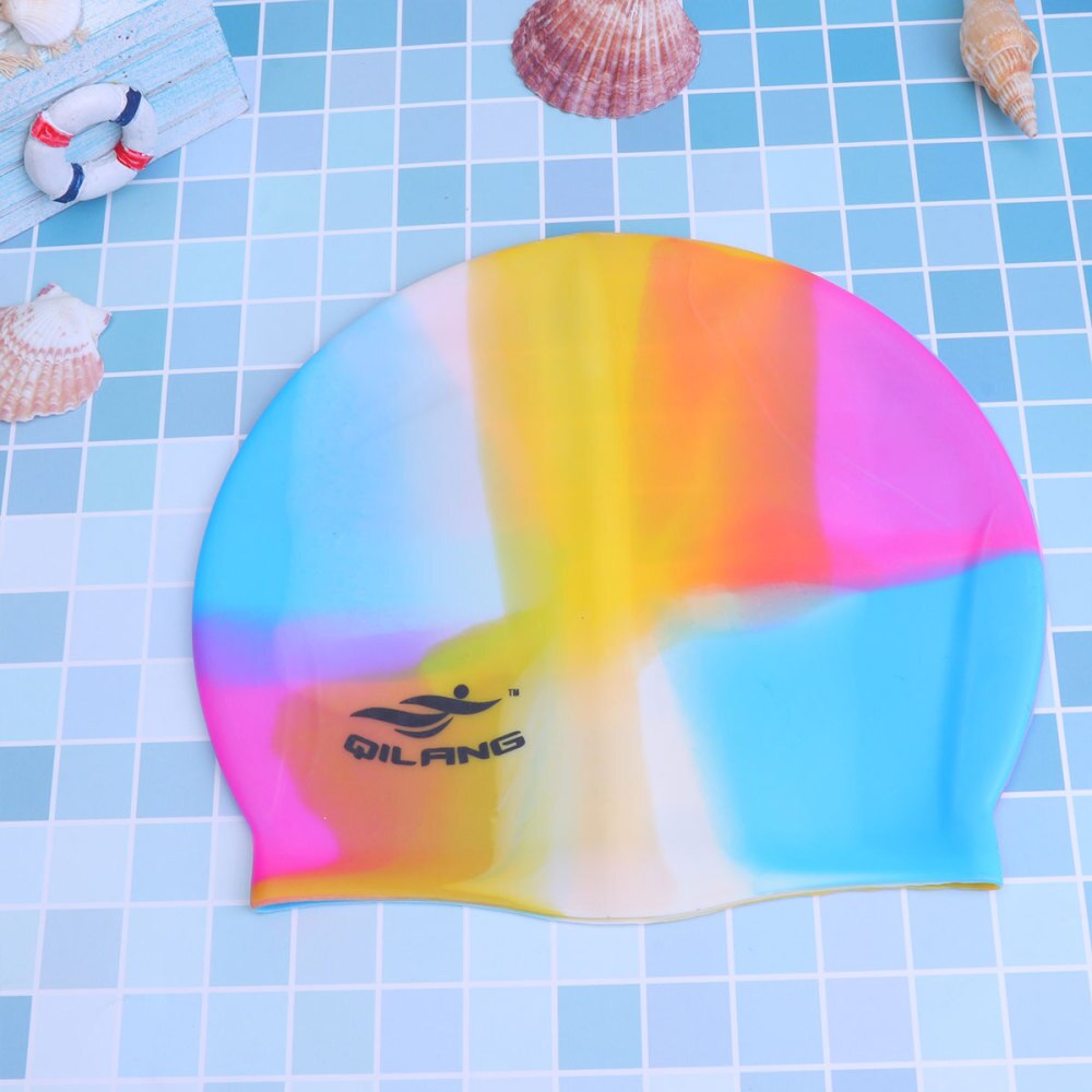 2 Pcs Silicone Swimming Cap Swimming Hat Sports El... – Grandado