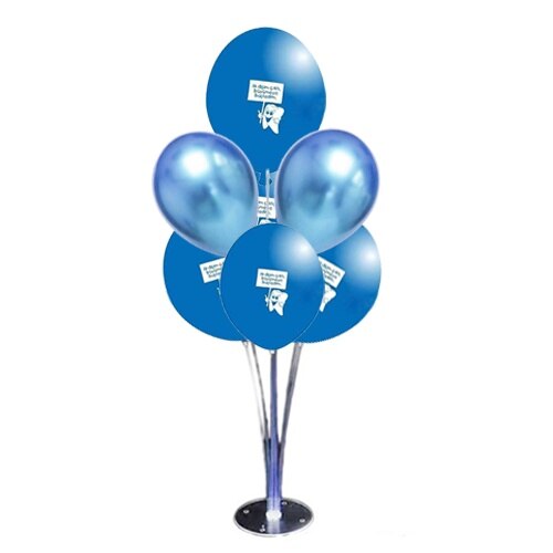 Dental Wheat Blue Balloon Stand Set – Grandado