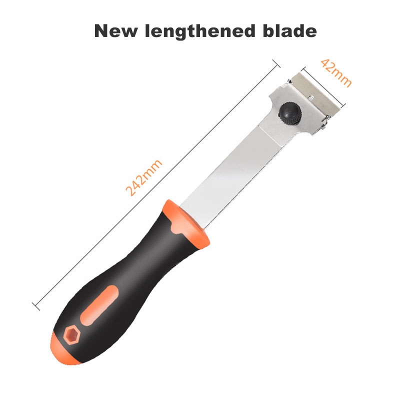 Double-Sided Scraper With Plastic Handle Blade Com... – Grandado