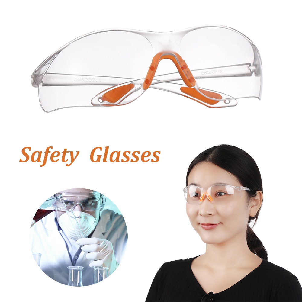 1 Pair Protective Safety Eyewear Vented Glasses Wo... – Grandado