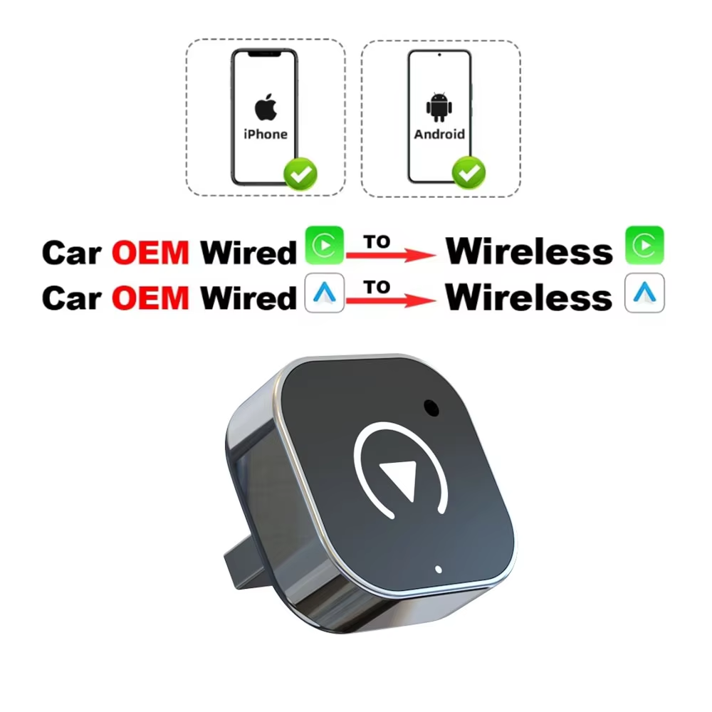 Super Mini Carplay AI Box Wired to Wireless CarPla... – Vicedeal