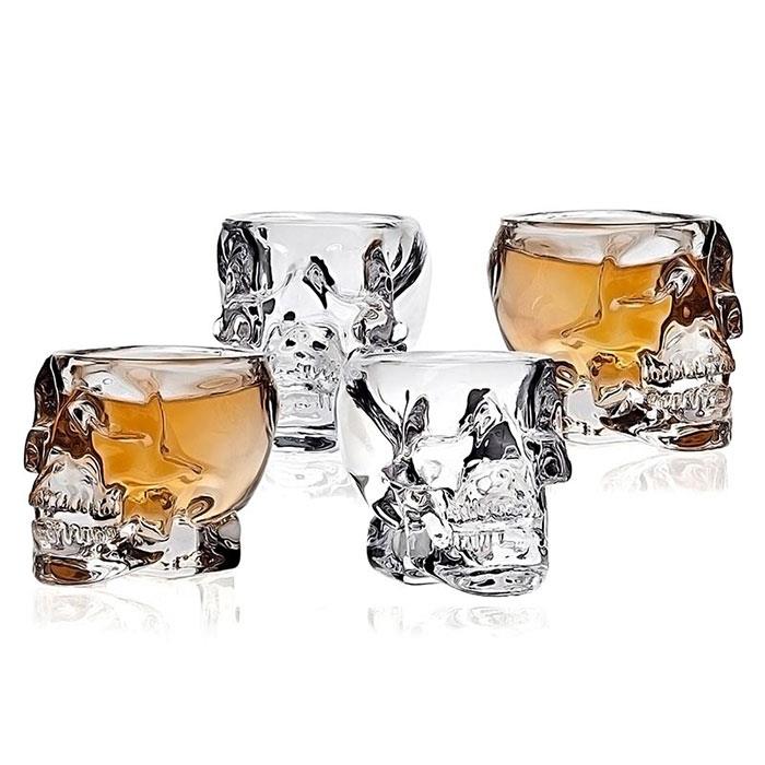 Skull Skull Cup Mug Barware Drinkware Gothic Wine ... – Grandado