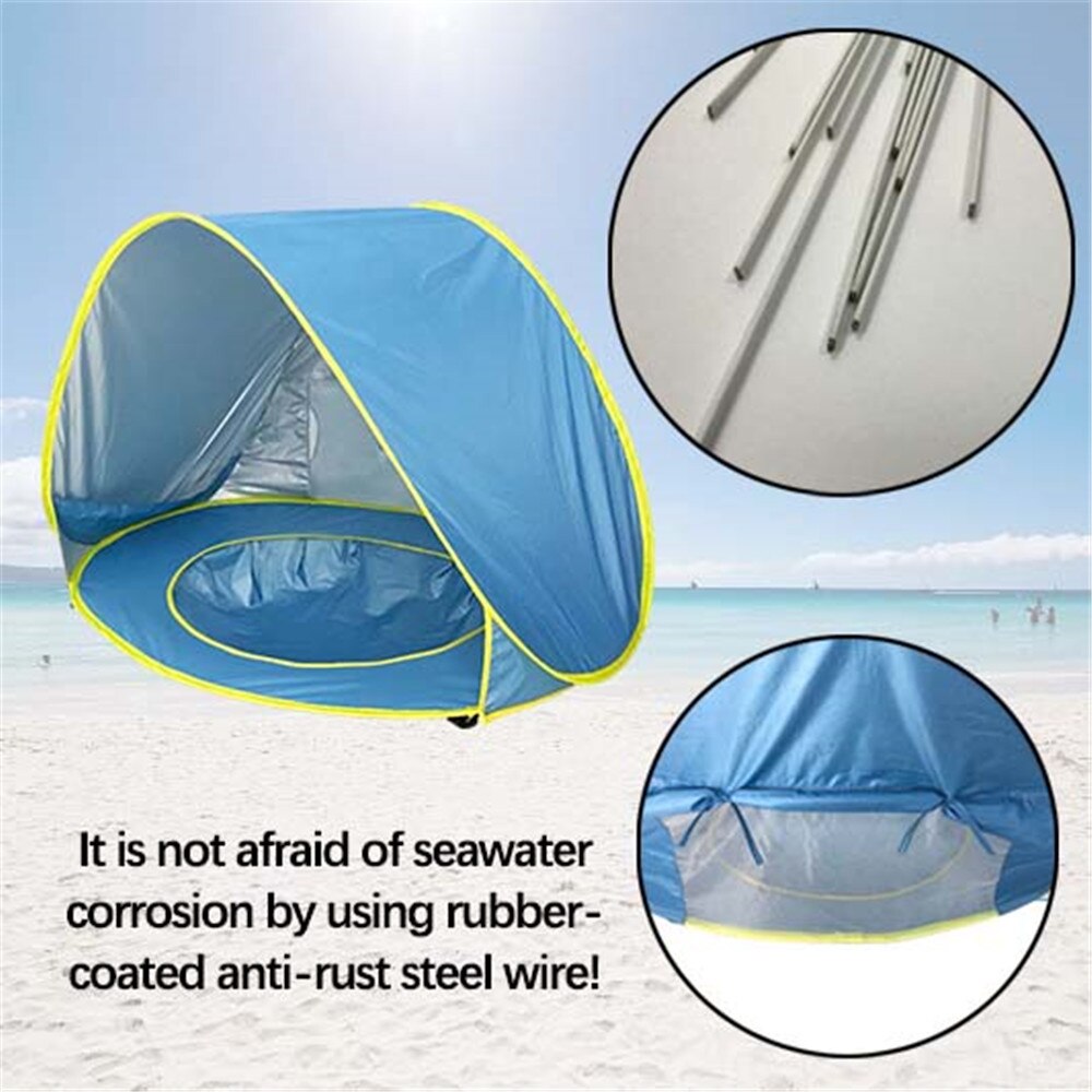 Baby Shade Tent Pool Beach Tent Pop Up Portable UV... – Vicedeal