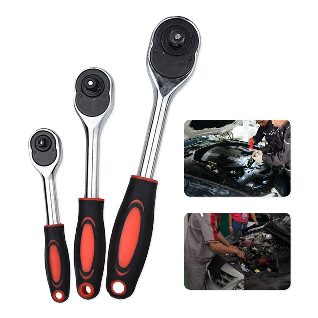 1PC 1/4 3/8 1/2"Mini Ratchet Wrench Double-Ended T... – Grandado