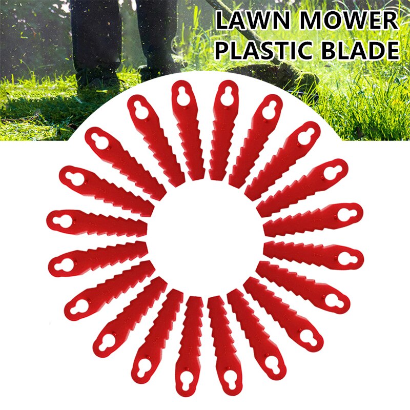 25/60/100pcs Plastic Lawn Mower Blades Cutting Gra... – Grandado