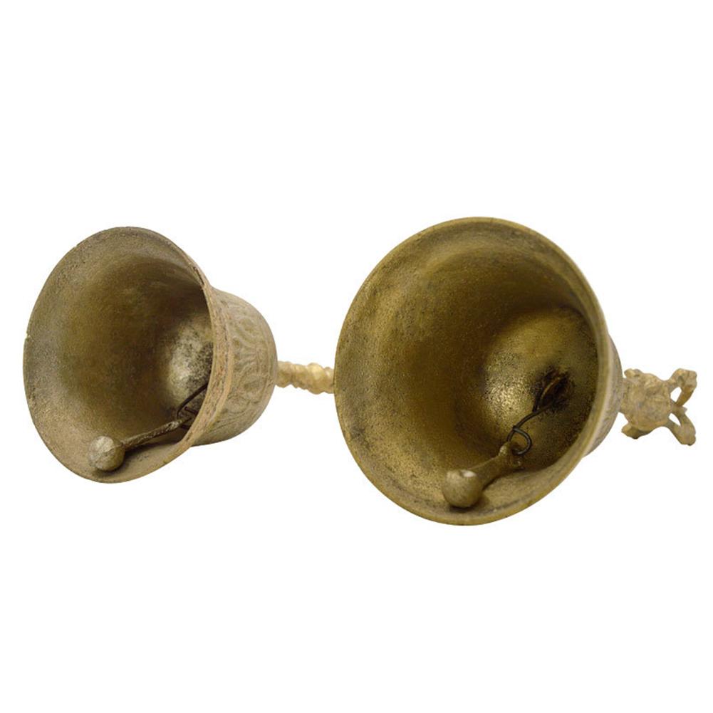 Brass Antique Handbell Hand Call Bell For School R... – Grandado