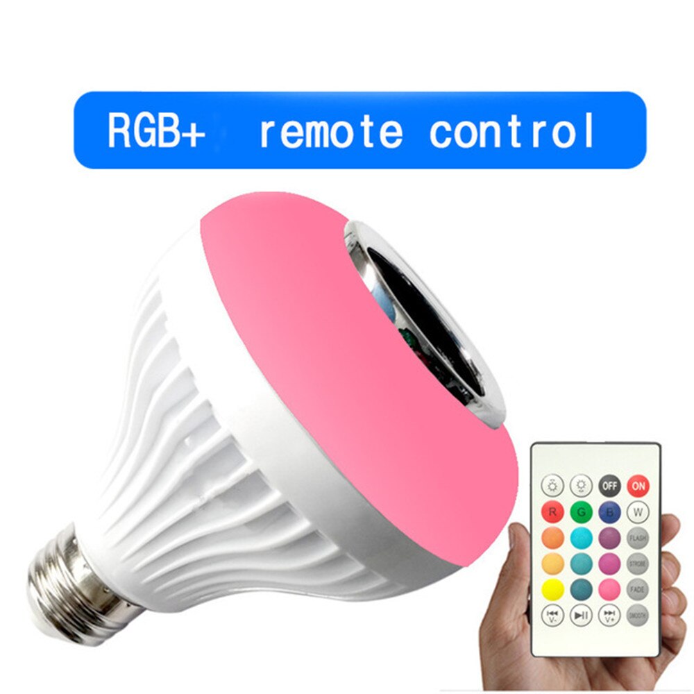 Smart E27 E26 RGB Bluetooth Speaker LED Bulb Light... – Vicedeal