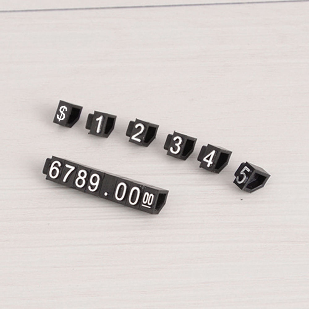 360 Plastic Cubes Price Display Tags Adjustable Nu... – Grandado