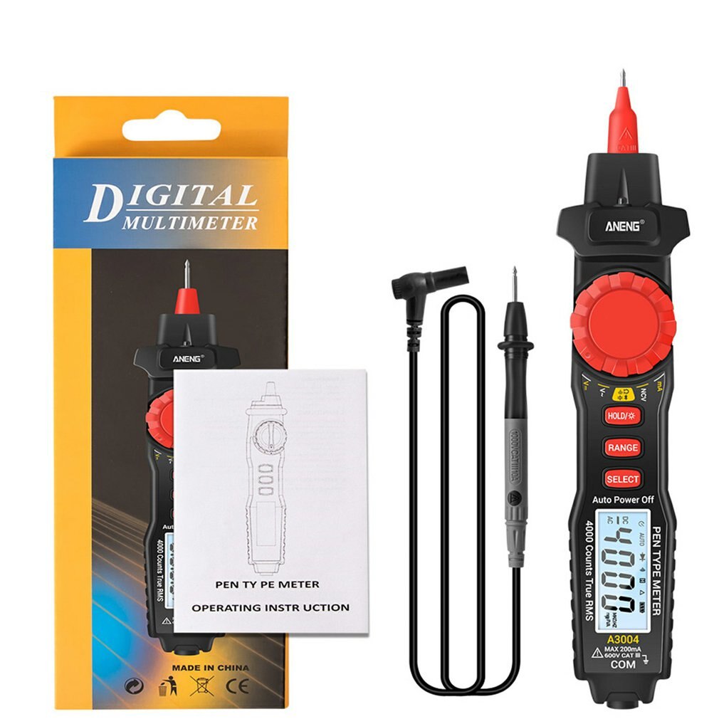 A3004 Digital Multimeter Pen 4000 Counts AC/DC Cur... – Grandado