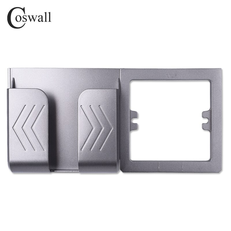 Coswall Black Grey Wall Socket Phone Holder Smartp... – Grandado