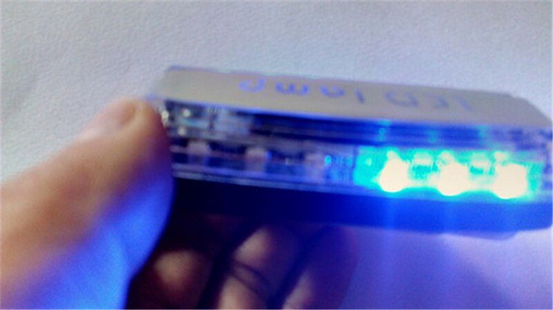 Shoulder warning light Duty reminder light Red blu... – Grandado