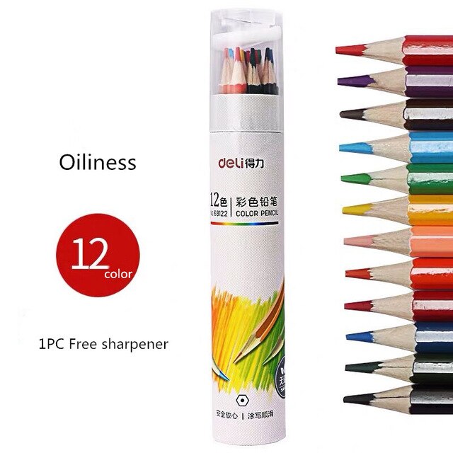 12/36/48 Colors Pencil Set for drawing colouring c... – Grandado