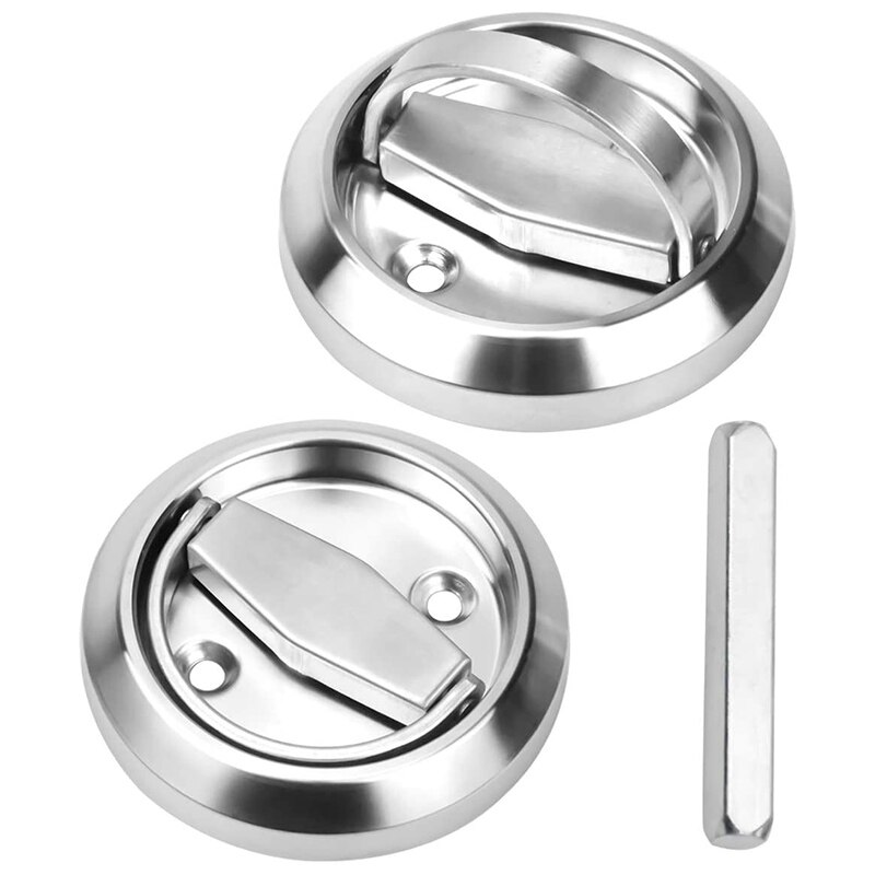 2Pcs Stainless Steel Ring Handle Dark Handle Door ... – Grandado