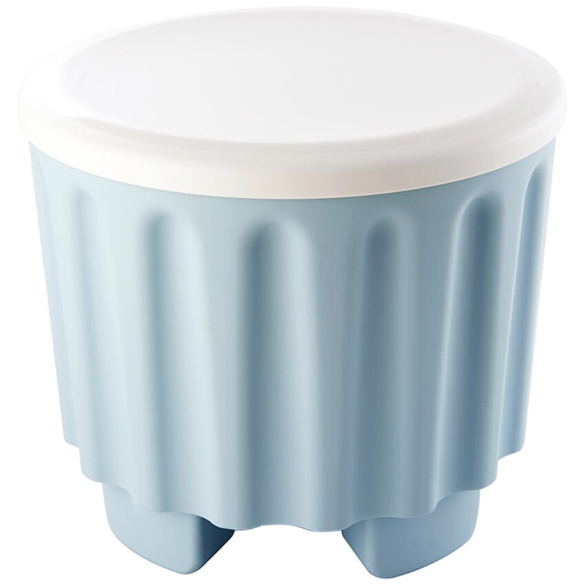 Storage Ottoman Round Stackable Ottomans with Stor... – Grandado