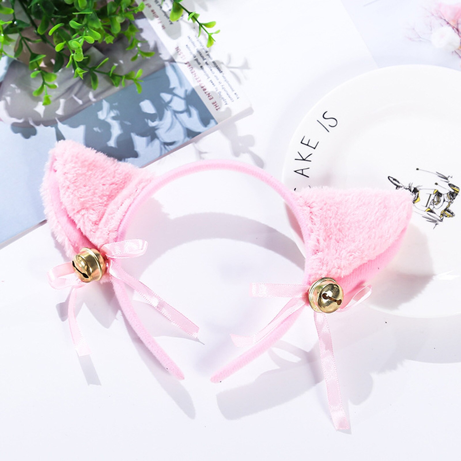 Women Girls Hair Accessories Cat Ear With Bell Hai... – Grandado