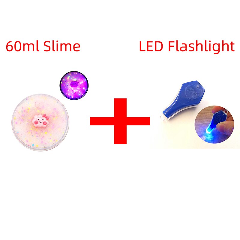 60ml Fluffy Slime Lizun DIY Toy for Fluorescent Cr... – Grandado