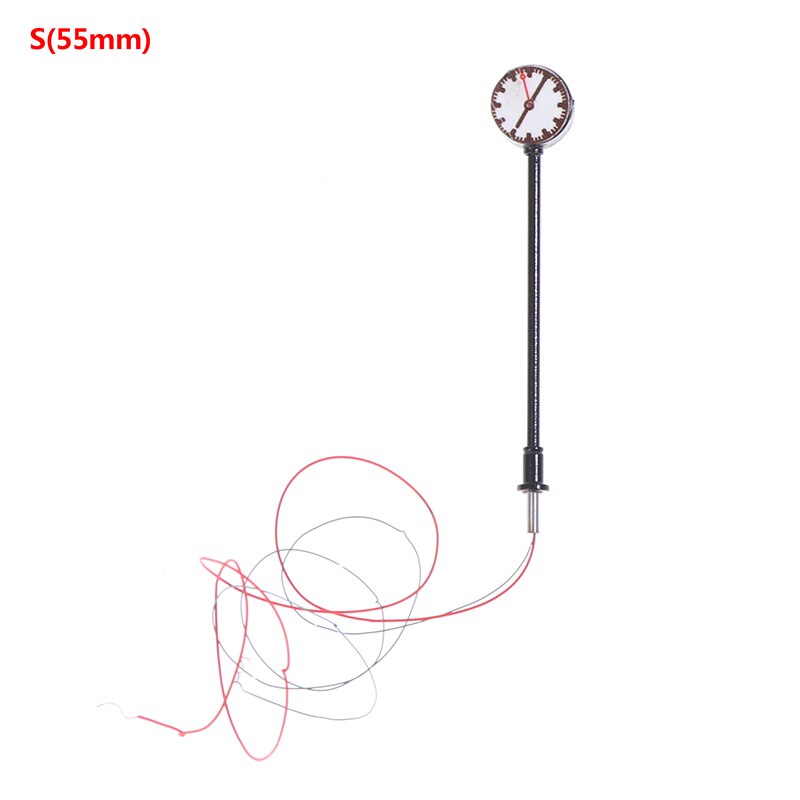 Model Railway Lights Lit Platform Clock Lamp Train... – Grandado