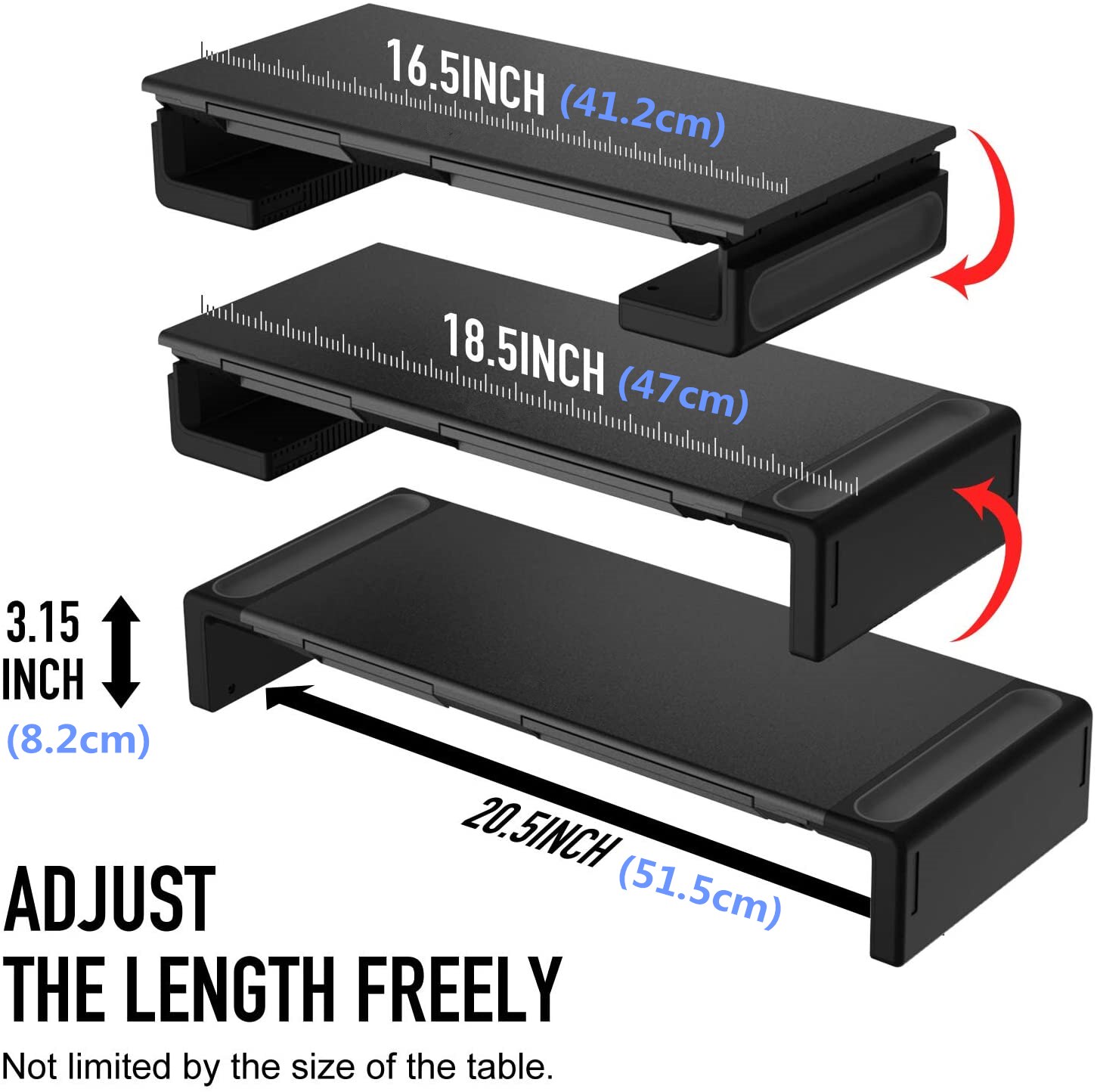 Monitor Stand Riser Foldable Computer Monitor Rise... – Grandado