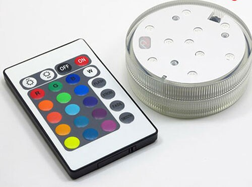 Onderwater Submersible Vaas 10 Led Afstandbedienin... – Vicedeal