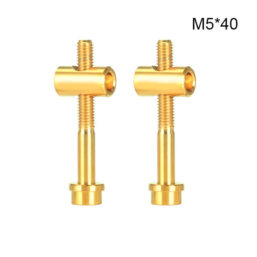 2PCS M5*30/40mm Seat Post Bolts Titanium Alloy Fix... – Vicedeal