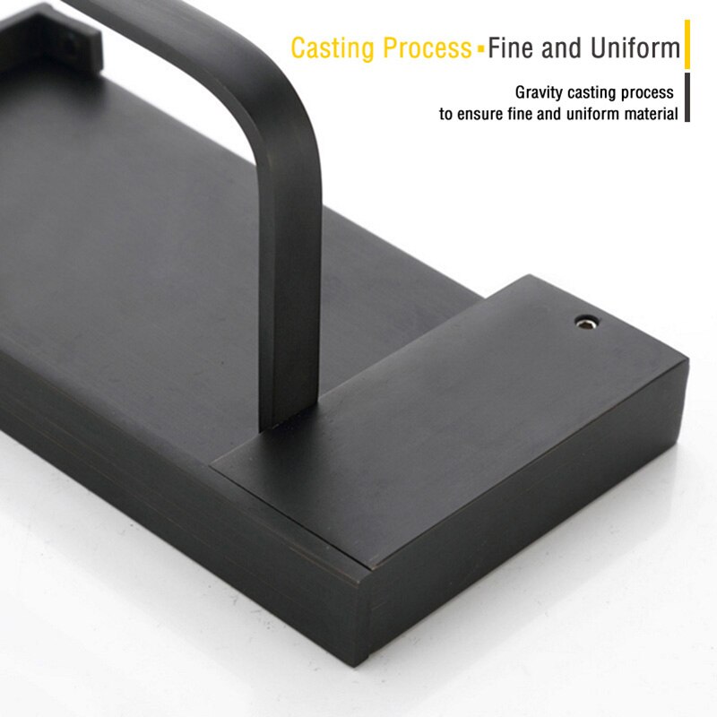 Zwart Toiletrolhouder Met Plank Messing Badkamer W... – Grandado