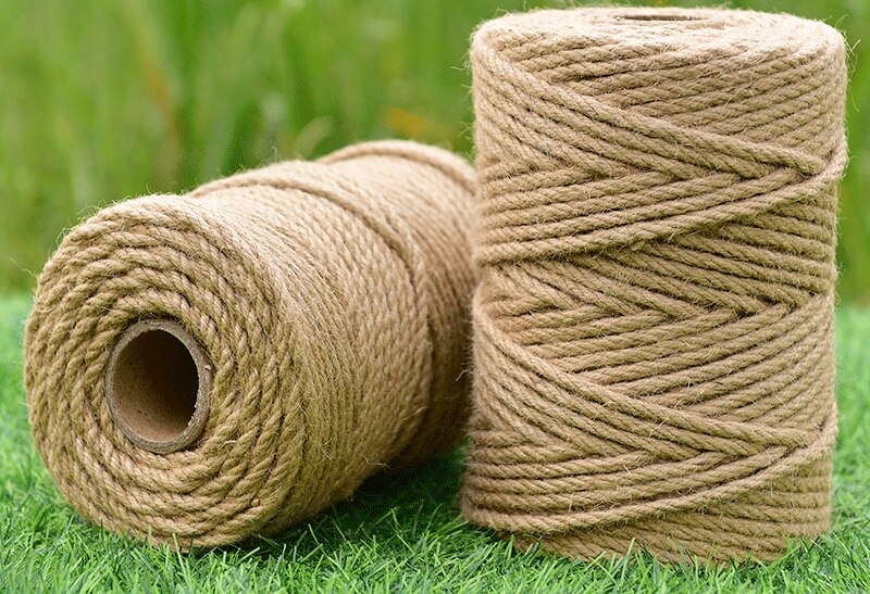 5mm Natural Jute Rope Hemp Rope Macrame String Hem... – Grandado