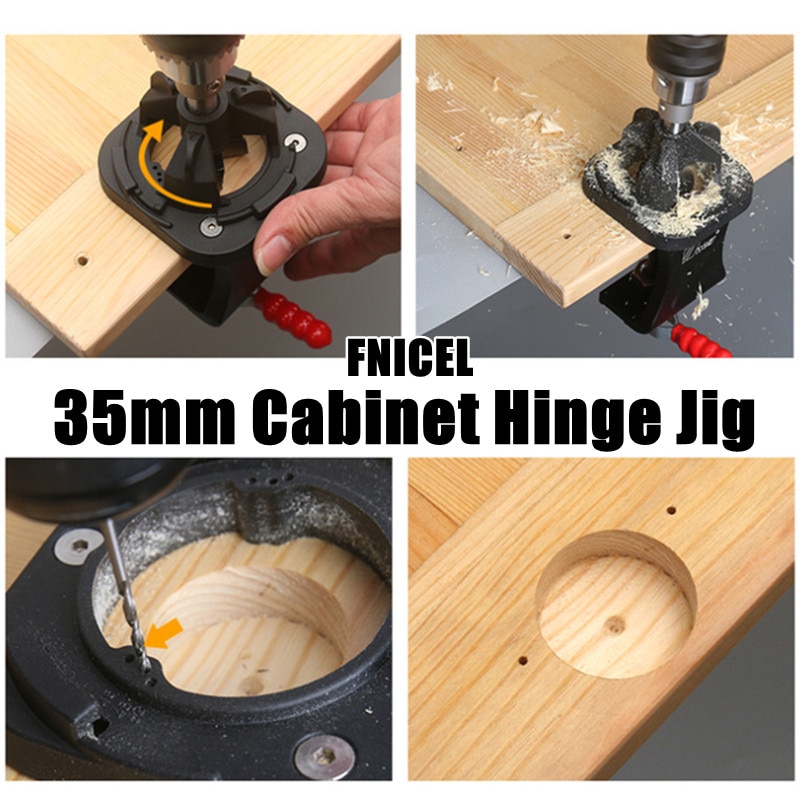35mm Concealed Hinge Jig Kit Door Hinge Hole Locat... – Vicedeal