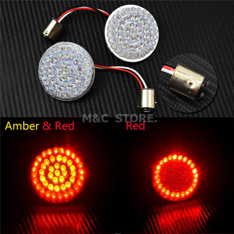 Motorcycle Light 2" Bullet Style 1157 LED Ins... – Grandado