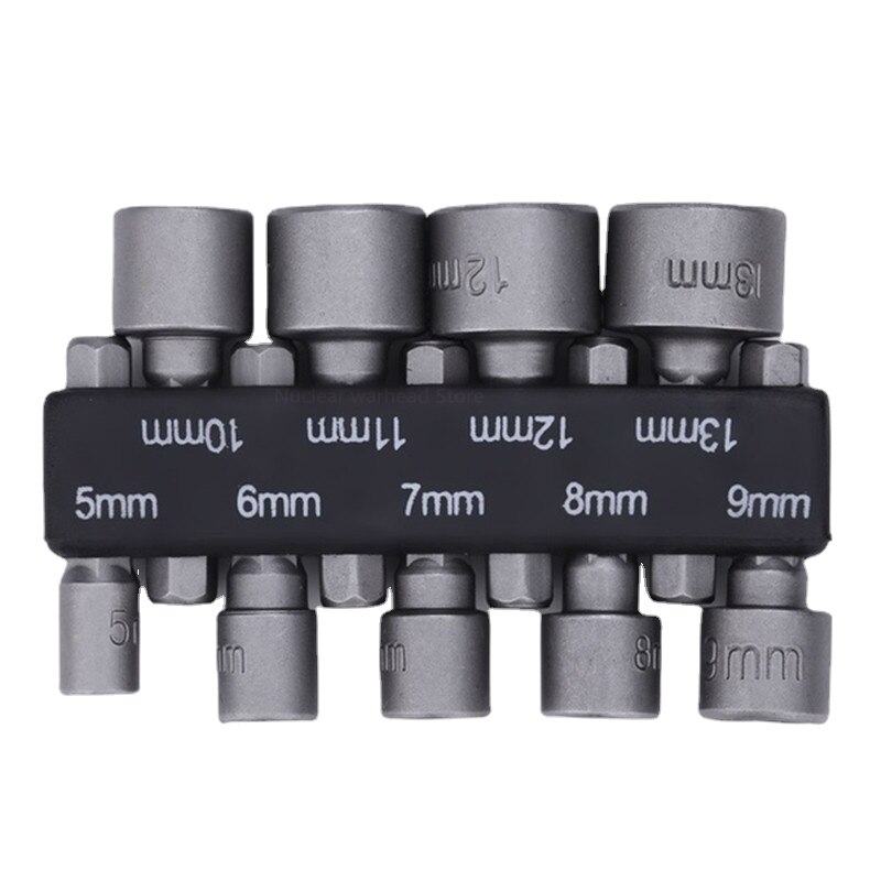 9pcs/set 5mm-13mm Hex SocketS Sleeve Nozzles Nut D... – Vicedeal