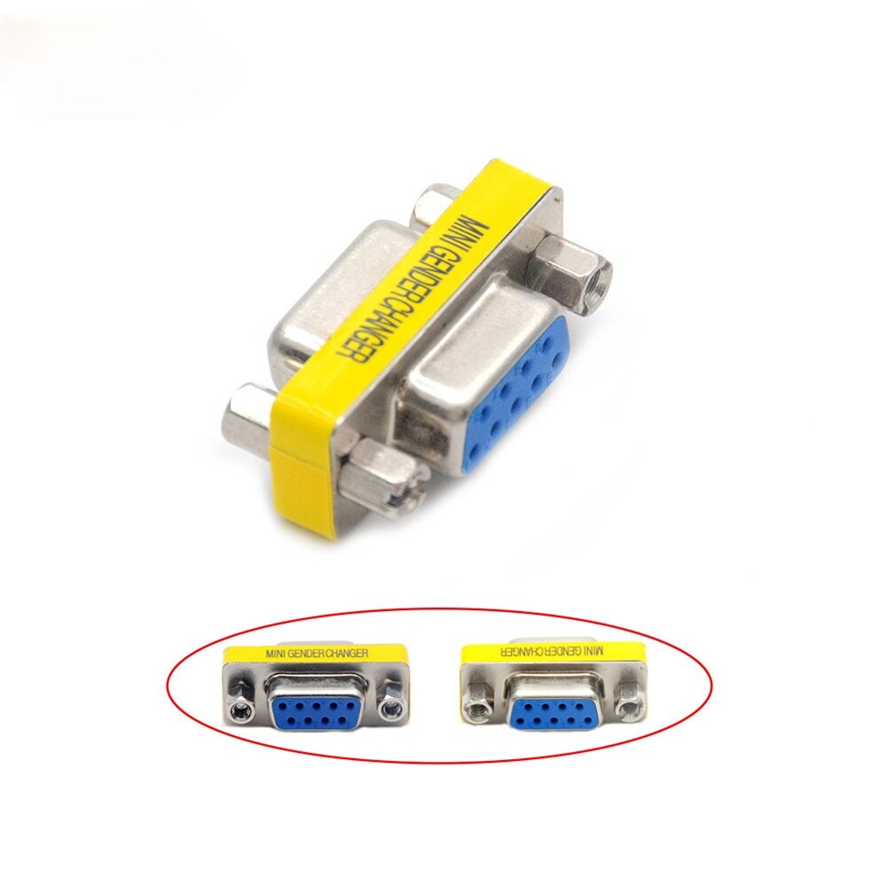 D-sub-adaptador DB9 de 9 pines macho a macho/hembr... – Grandado