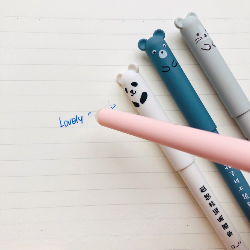 1PC Kawaii Pig Panda Mouse Bear Erasable Velvet Ge... – Vicedeal