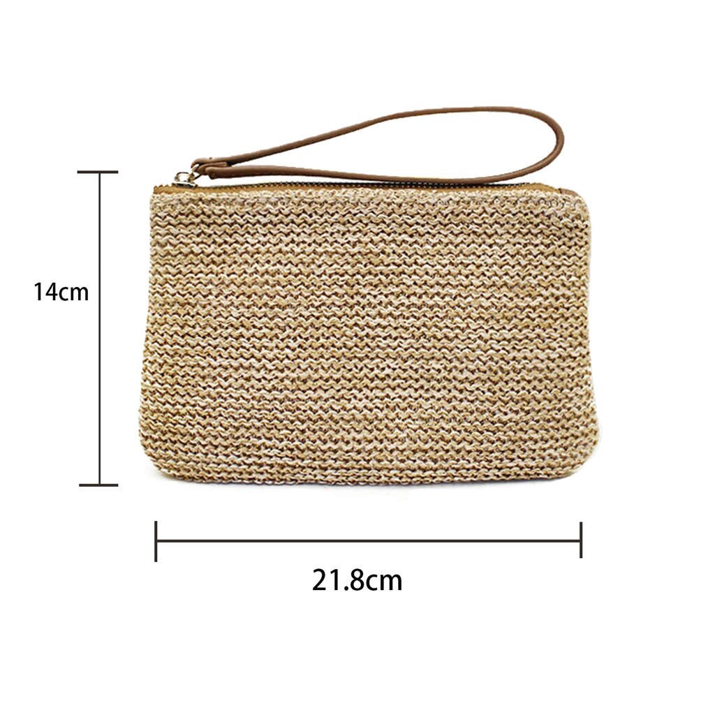 Women'S Hand Wrist Type Straw Clutch Summer Beach ... – Grandado