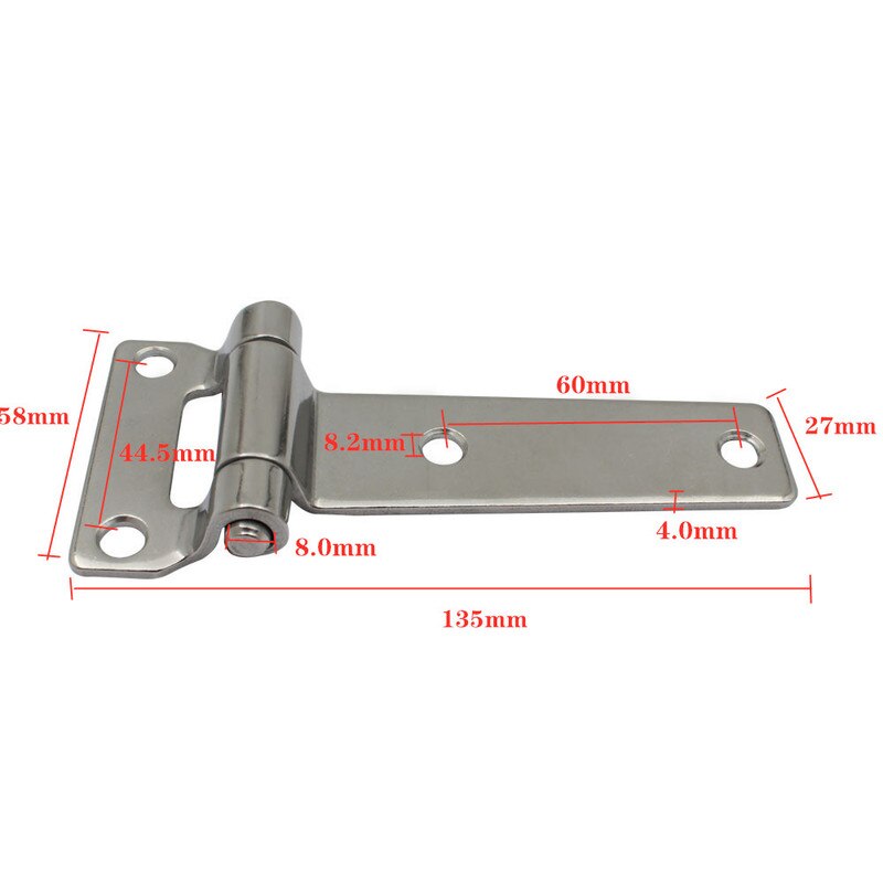 2pcs Stainless Steel T Type Container Hinges Deck ... – Grandado