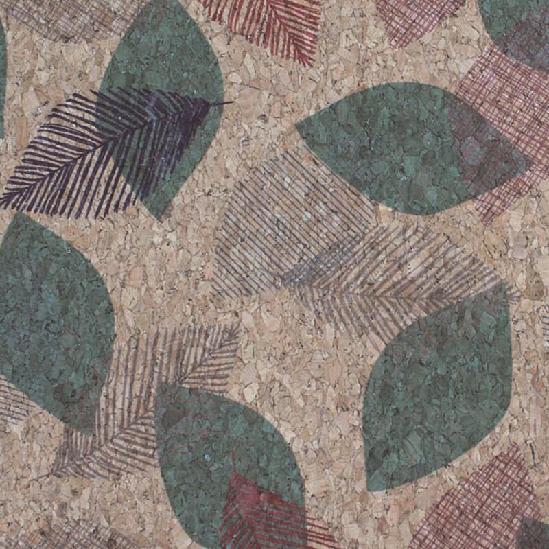 Geometric Pattern Vintage A4 Cork Fabric For DIY P... – Grandado