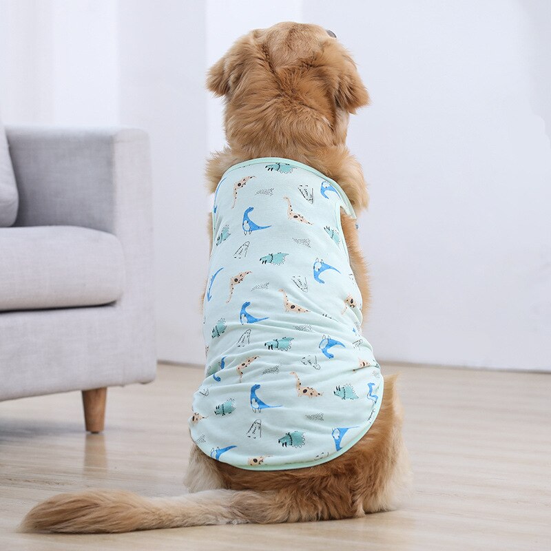 Dog clothes summer thin dog vest golden retriever ... – Vicedeal